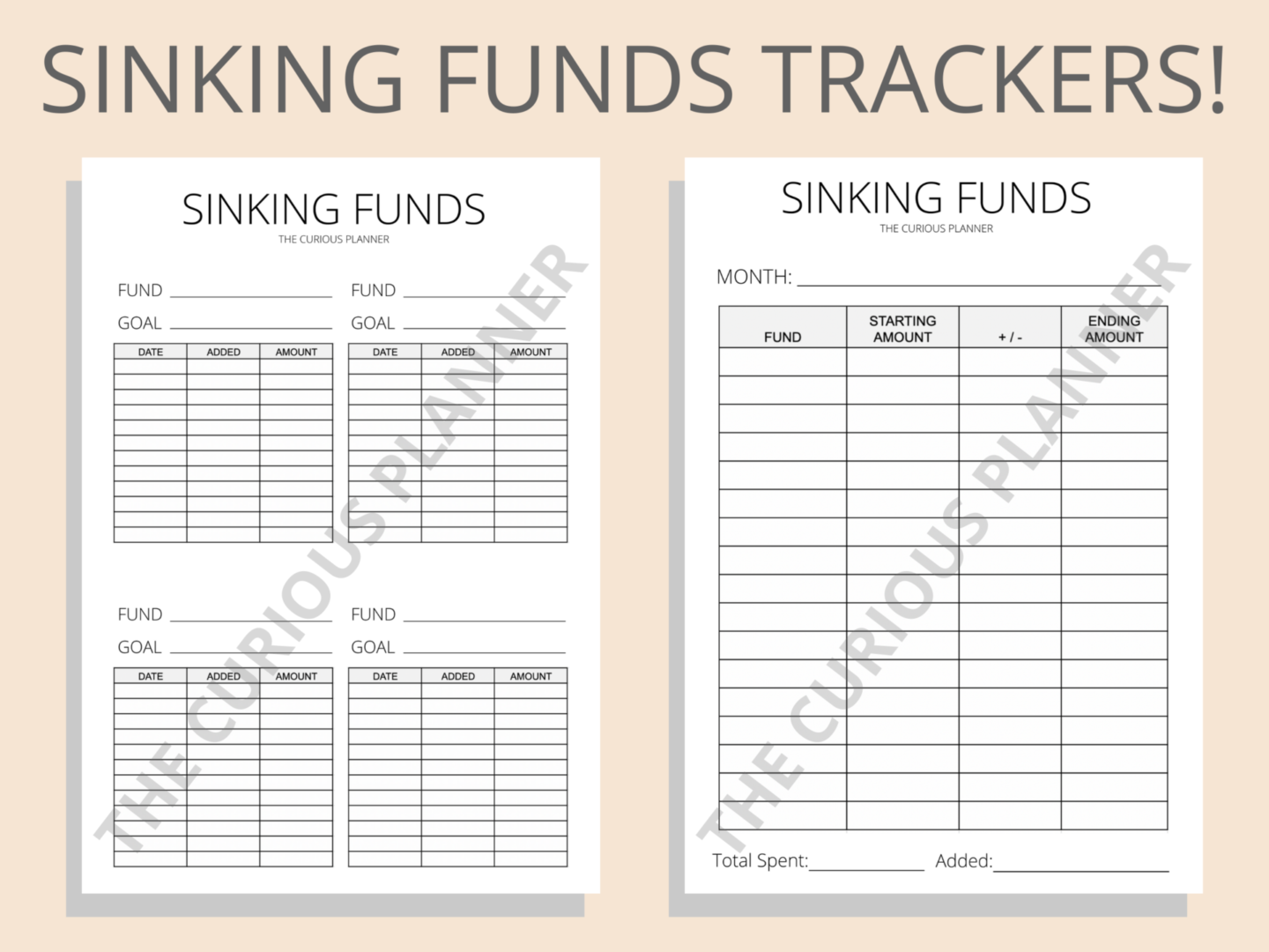 Sinking Funds 101 + Best Free Sinking Funds Tracker Printable - The ... Sinking Funds 101 + Best Free Sinking Funds Tracker Printable - The ...